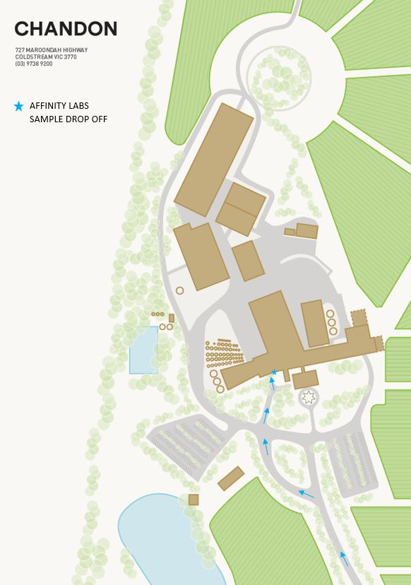 Sample courier and drop-off point services – Affinity Labs